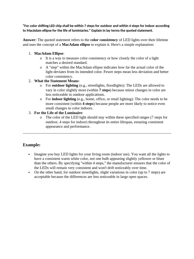Answer: Color Consistency Macadam Ellipse Macadam Ellipse | PDF