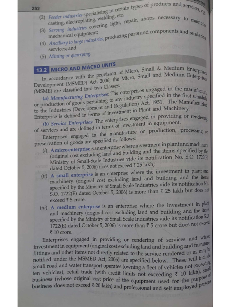 Entrepreneur Development Unit -3 | PDF