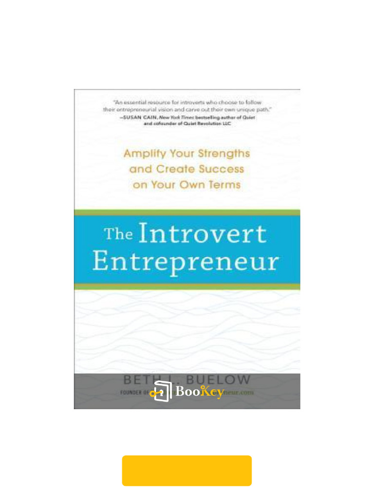 The Introvert Entrepreneur | PDF | Extraversion And Introversion ...