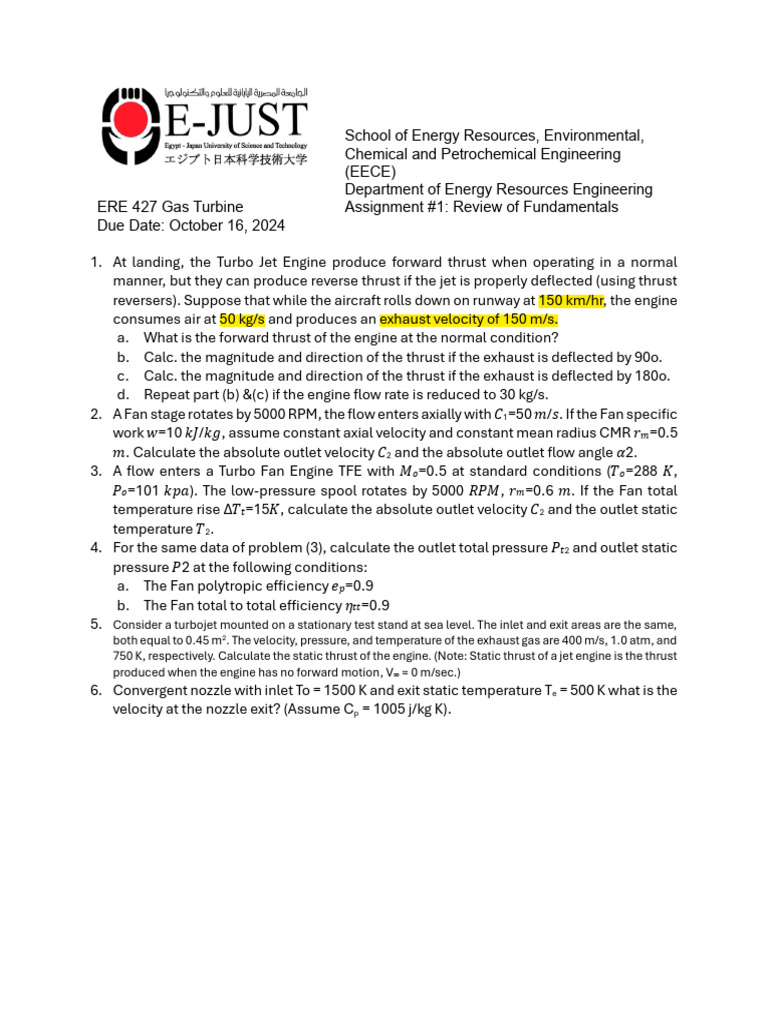 Assignment 1 Review of Fundamentals | PDF