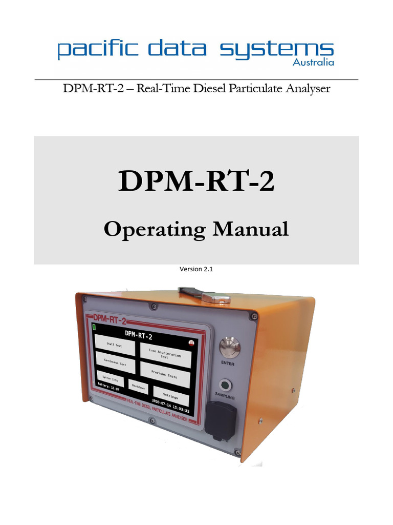 DPM-RT-2 Operating Manual_Version 2.1 | PDF | Computer Network | Ip Address