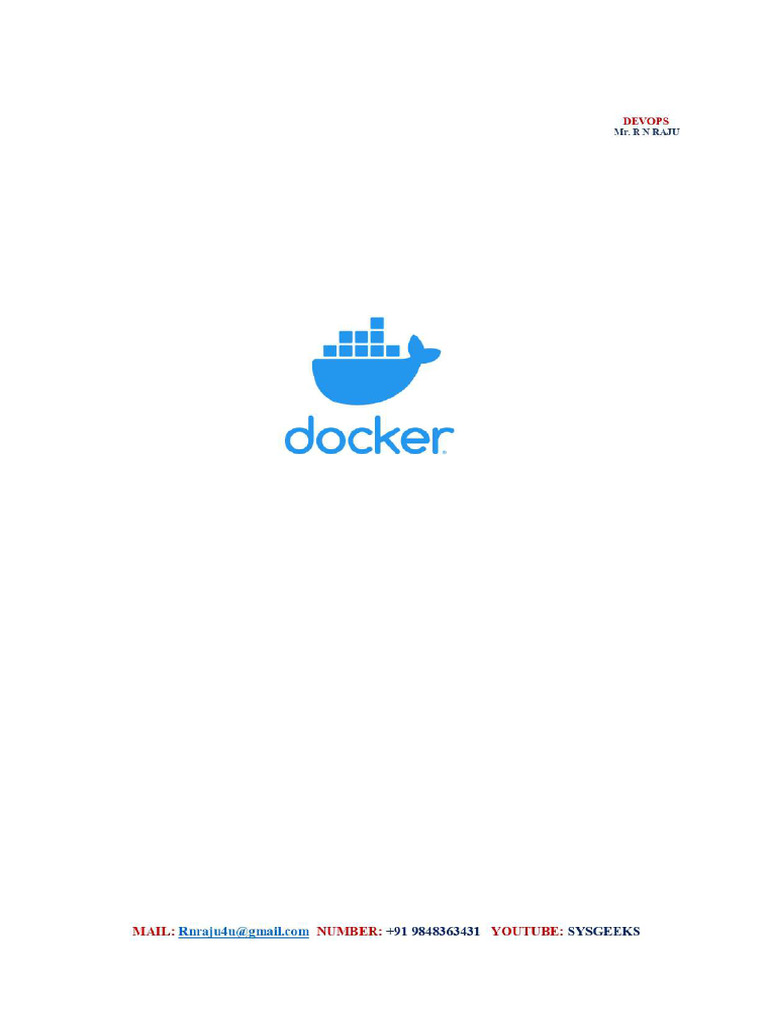 06-Docker Full Material | PDF