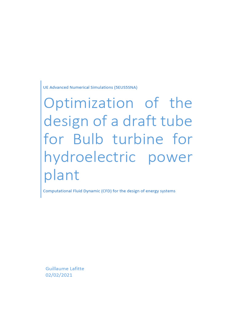 Project Report - Lafitte | PDF | Turbulence | Fluid Dynamics