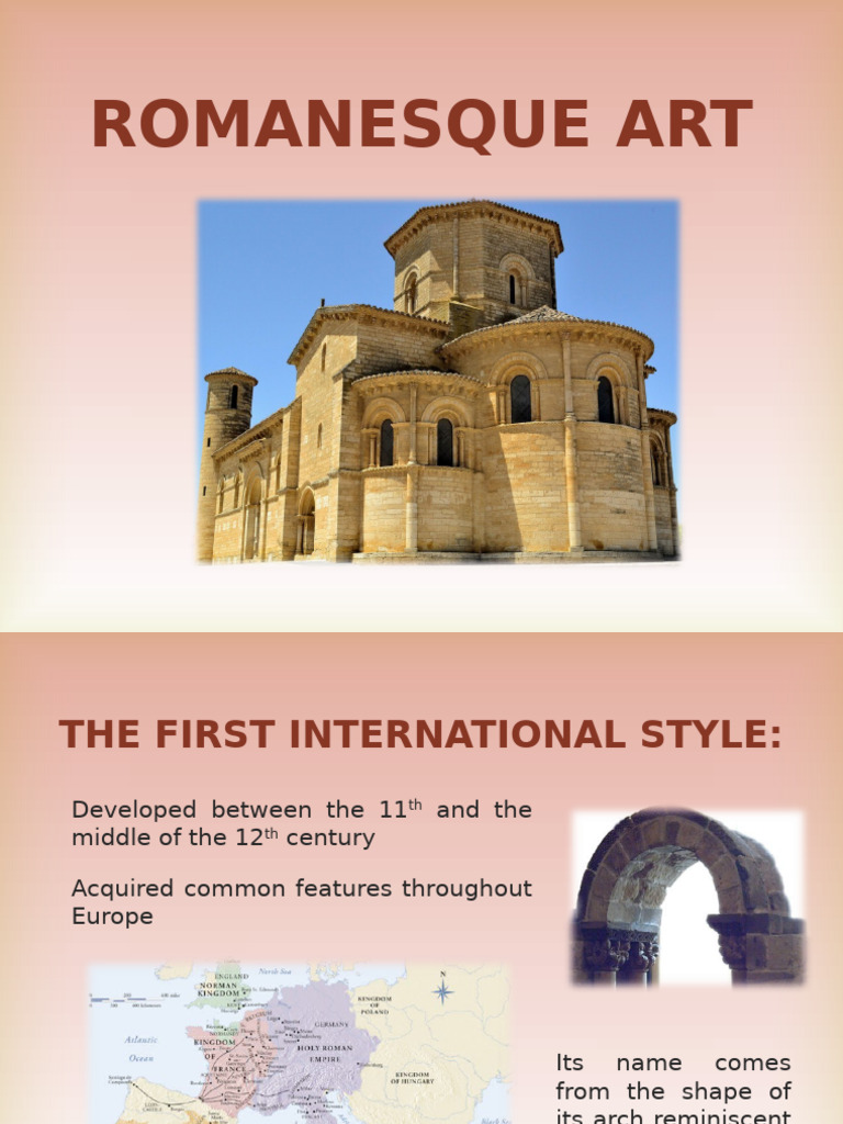 4. Romanesque Art | PDF | Vault (Architecture) | Architectural Design