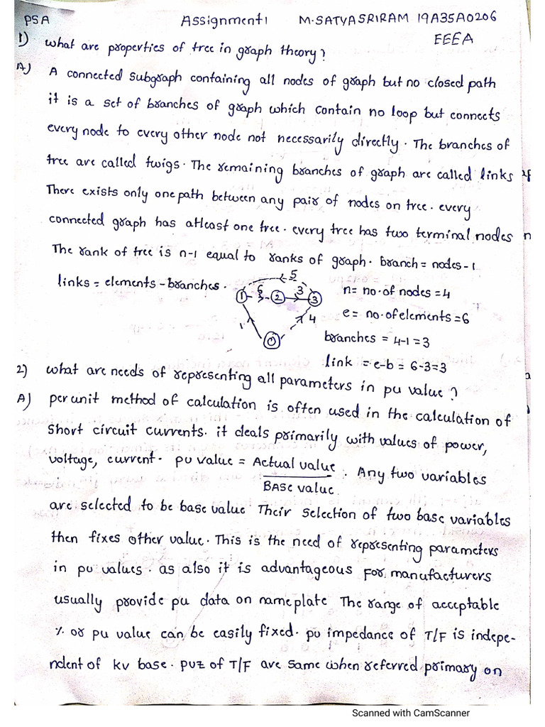 LE 206 PSA ASSIGNMENT 1 EEE A | PDF