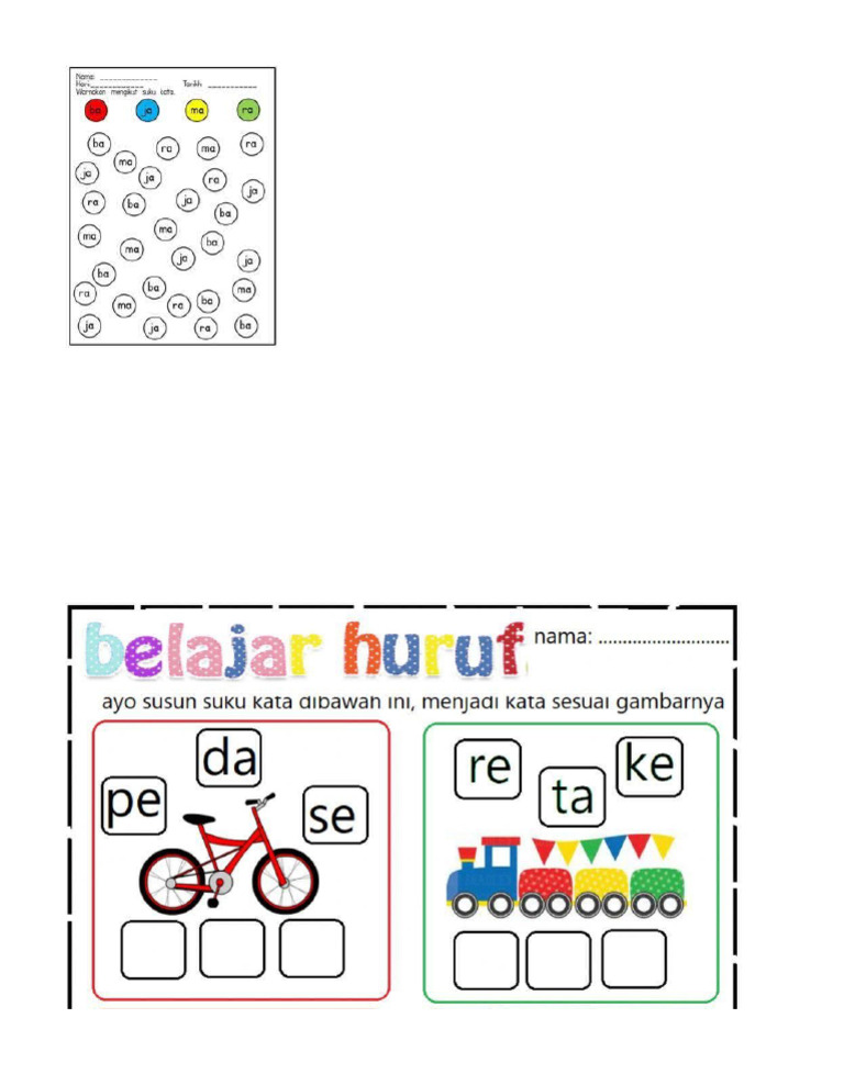 BELAJAR MERANGKAI KATA | PDF