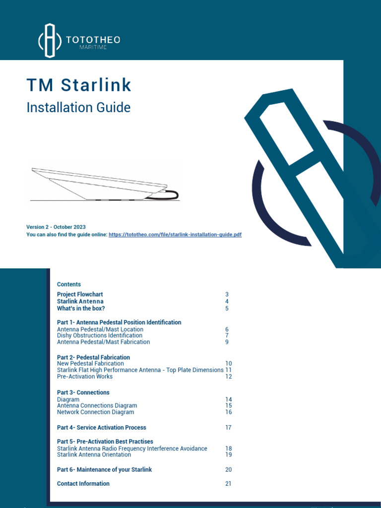 starlink-installation-guide | PDF | Network Switch | Antenna (Radio)