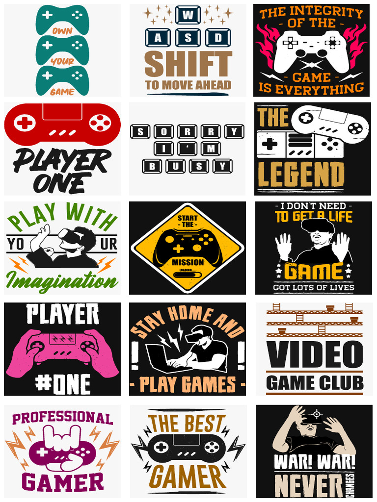 Gamer Print Set3 | PDF