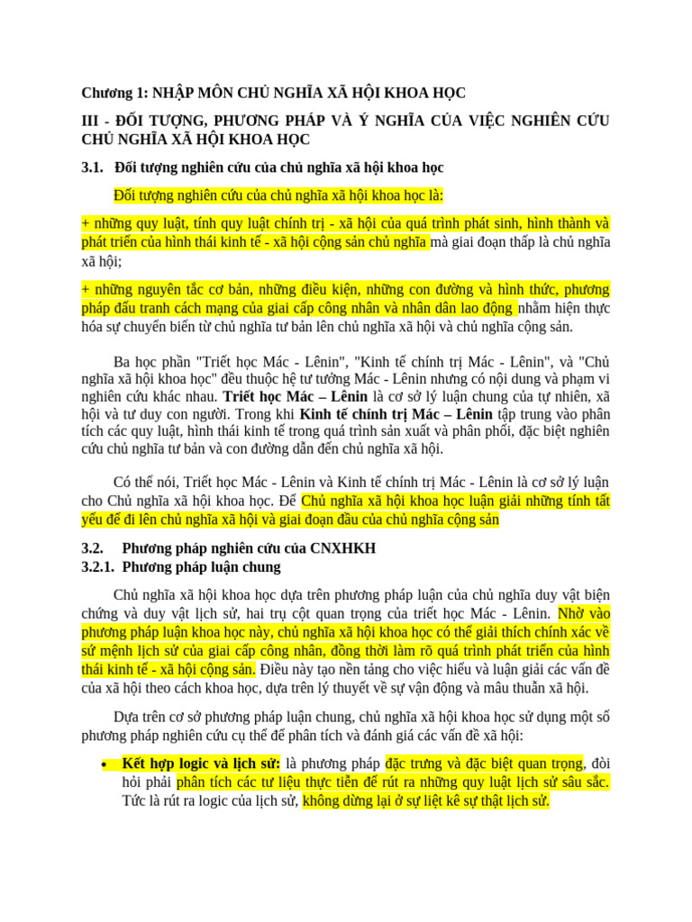 CNXHKH Nhóm 1 | PDF