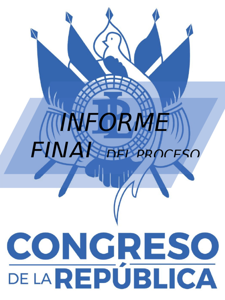 INFORME FINAL PROCESOS | PDF | Tribunales | Gobierno