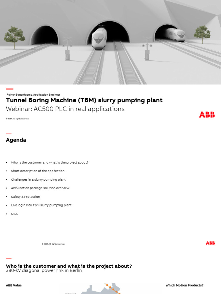 Webinar - AC500 PLC in TBM Slurry Treatment Plant - 3ADR011317, 1, en ...