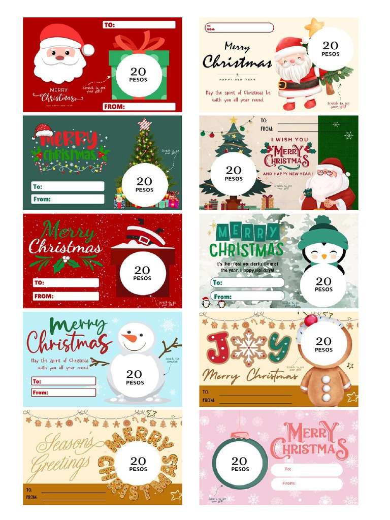 Scratch Card Ready To Print PDF | PDF