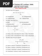 IUPAC Nomenclature Practice Questions | PDF | Methyl Group | Organic ...