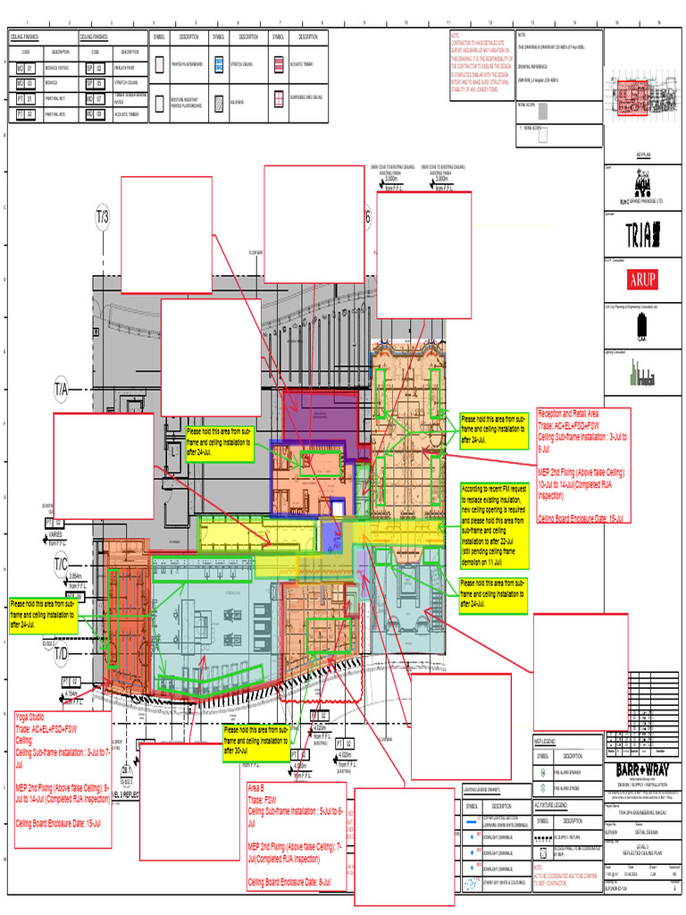 L3 Tria Spa Ceiling Enclosure Schedule (ATAL udpate_20240711) | PDF ...