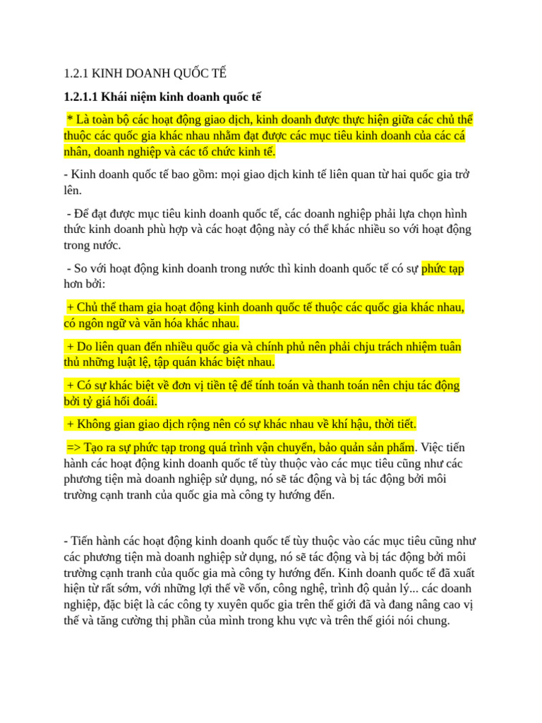 QTKDQT - Tuần 2 | PDF