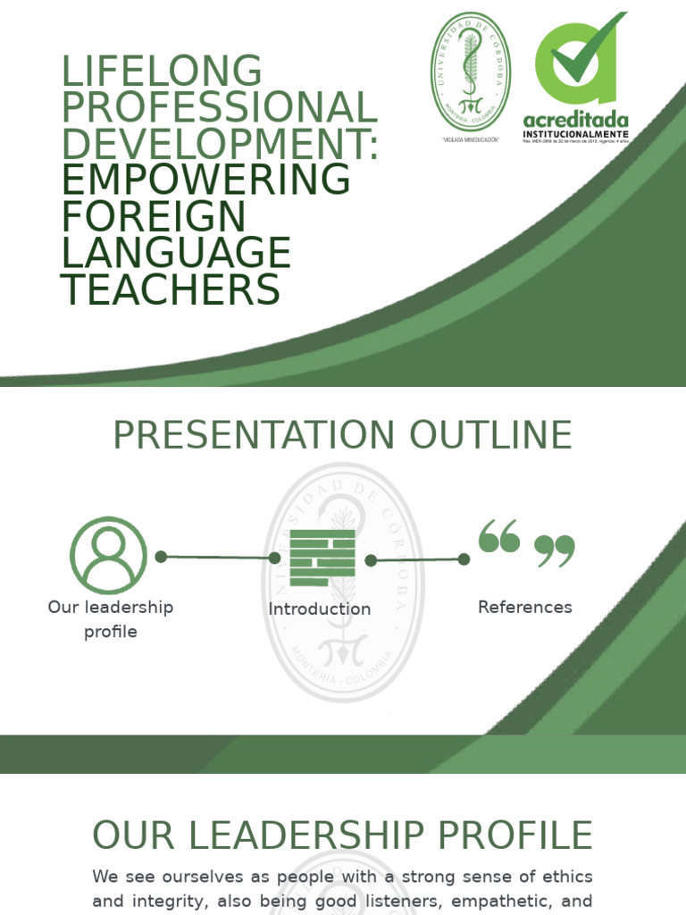 Lifelong Professional Development:: Empowering Foreign Language ...