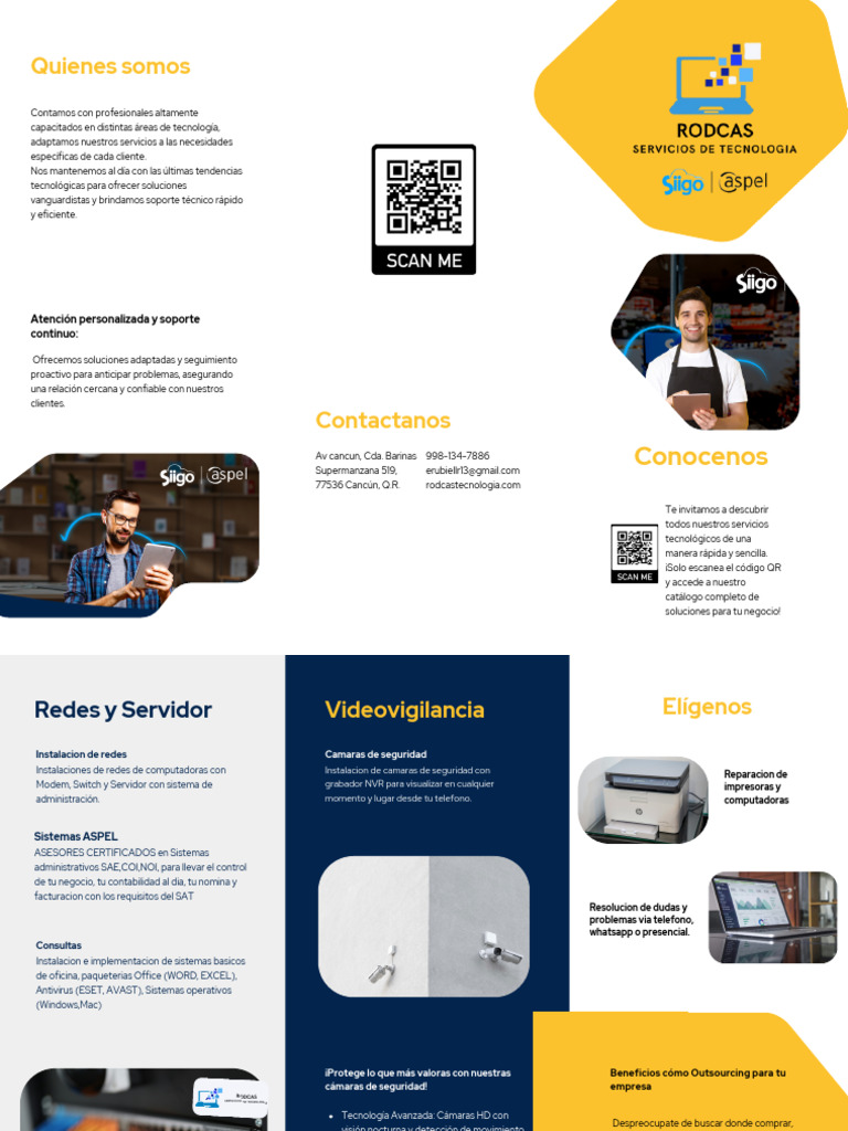 Triptico Final | PDF | Circuito cerrado de televisión | Código QR