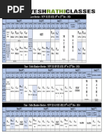 Grade 12 Timetable 2025 | PDF