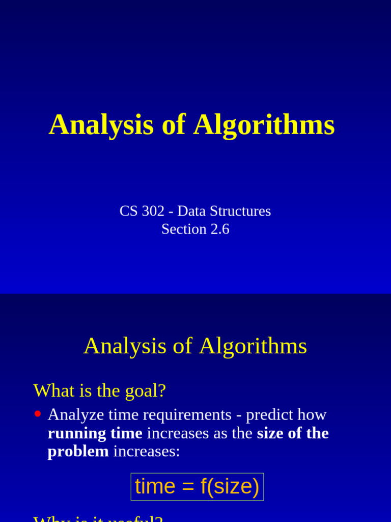 Algorithm Time Complexity Analysis | PDF | Algorithms | Computing