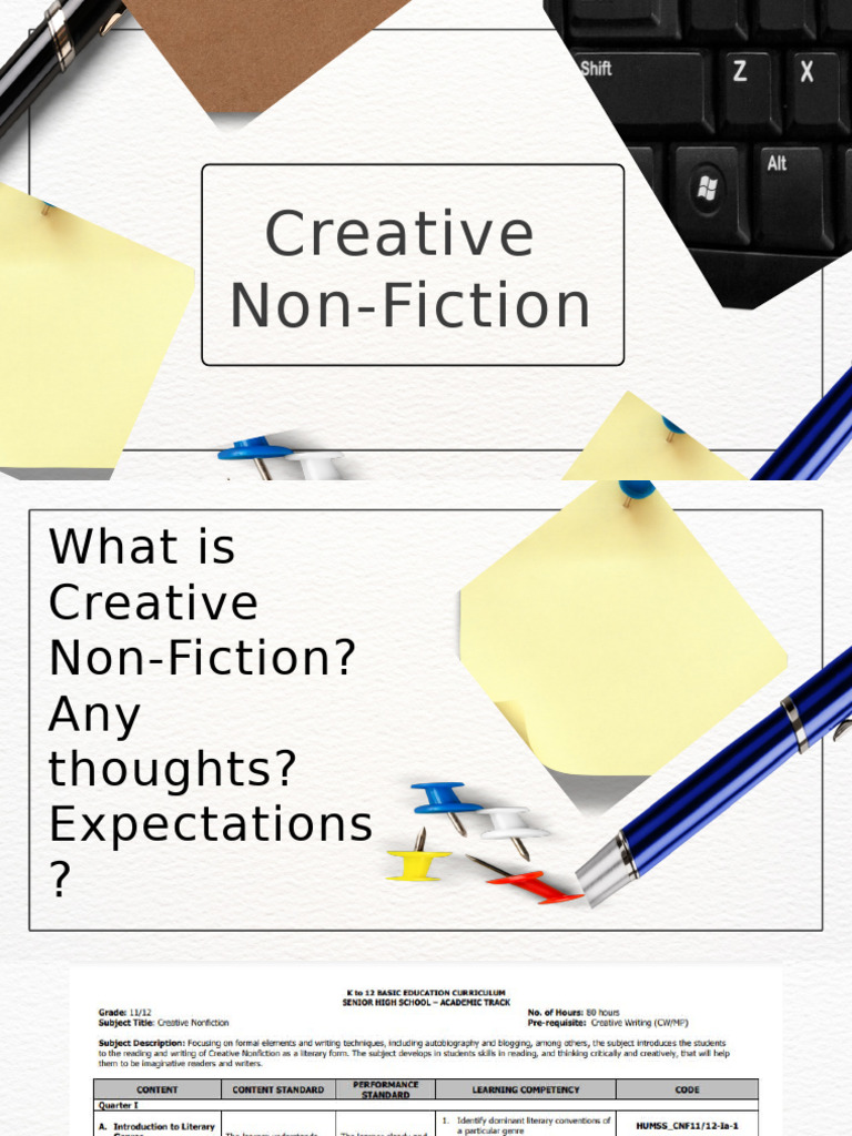 Creative Non-Fiction Intro | PDF | Non Fiction | Genre