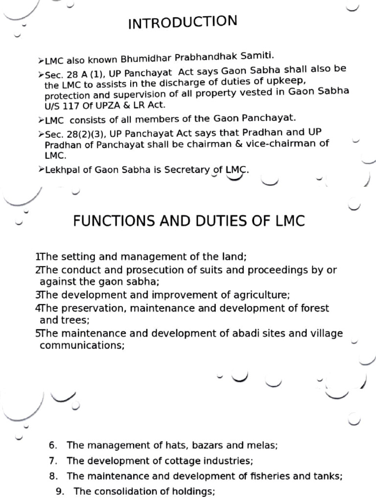 LMC powers functions | PDF | Justice | Crime & Violence