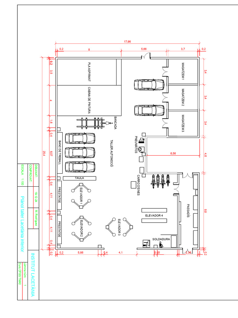 Planol Taller Interor | PDF