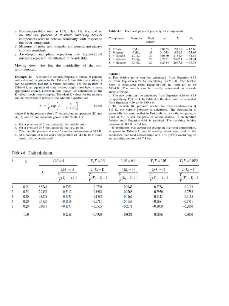 VLE BZ Example | PDF