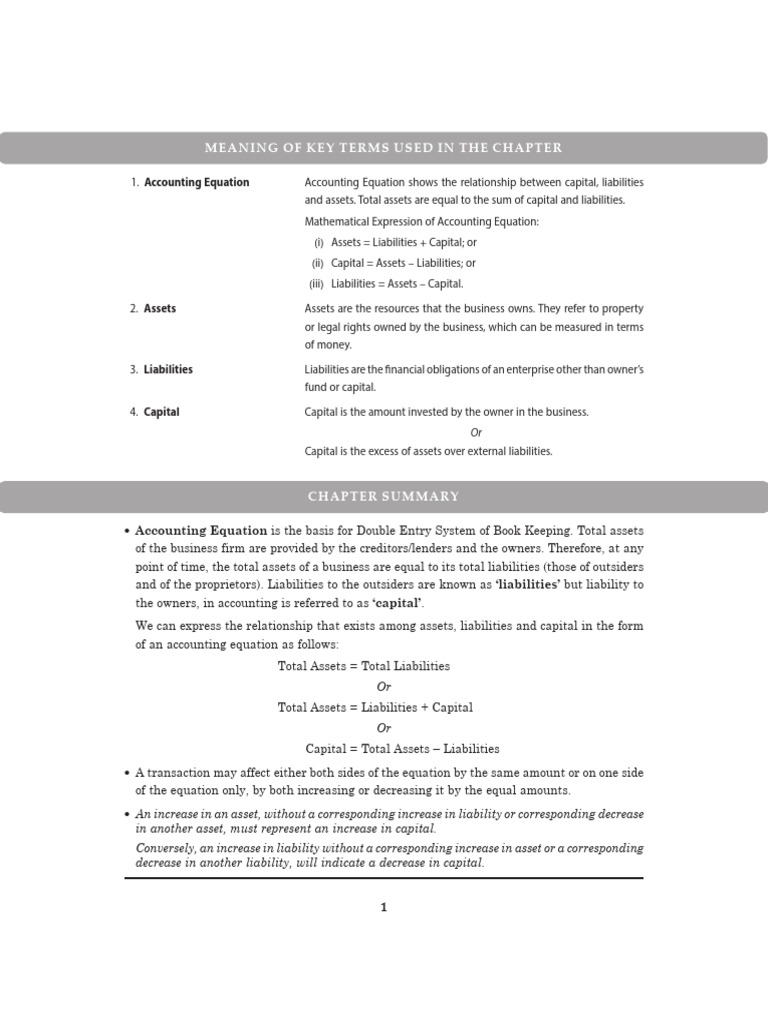Key Terms and Chapter Summary-5 | PDF | Liability (Financial Accounting ...