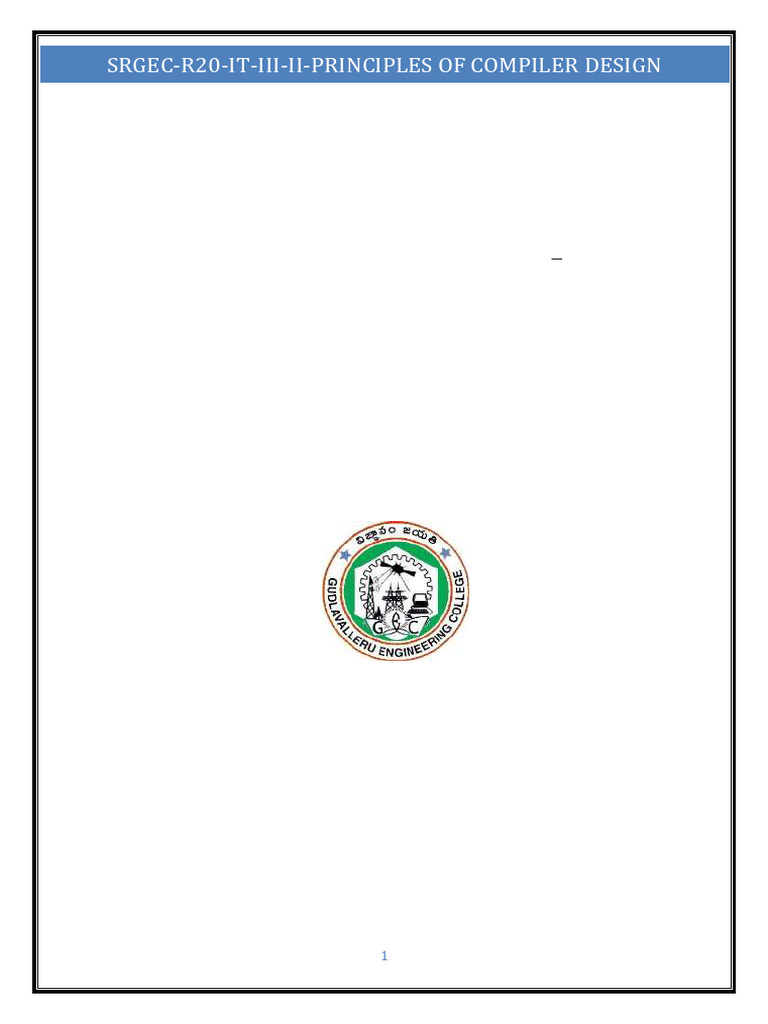 2023 24 PCD UNIT 2 Modified | PDF | Parsing | Metalogic