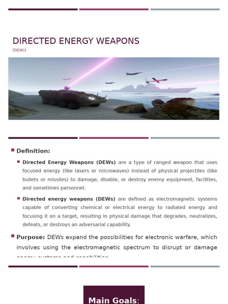 Directed Energy Weapons | PDF | Electromagnetic Radiation | Military ...