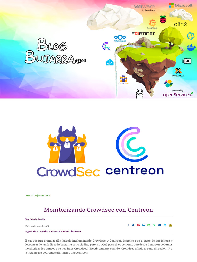Monitorizando Crowdsec Con Centreon - Blog | PDF | Informática | Redes de computadoras