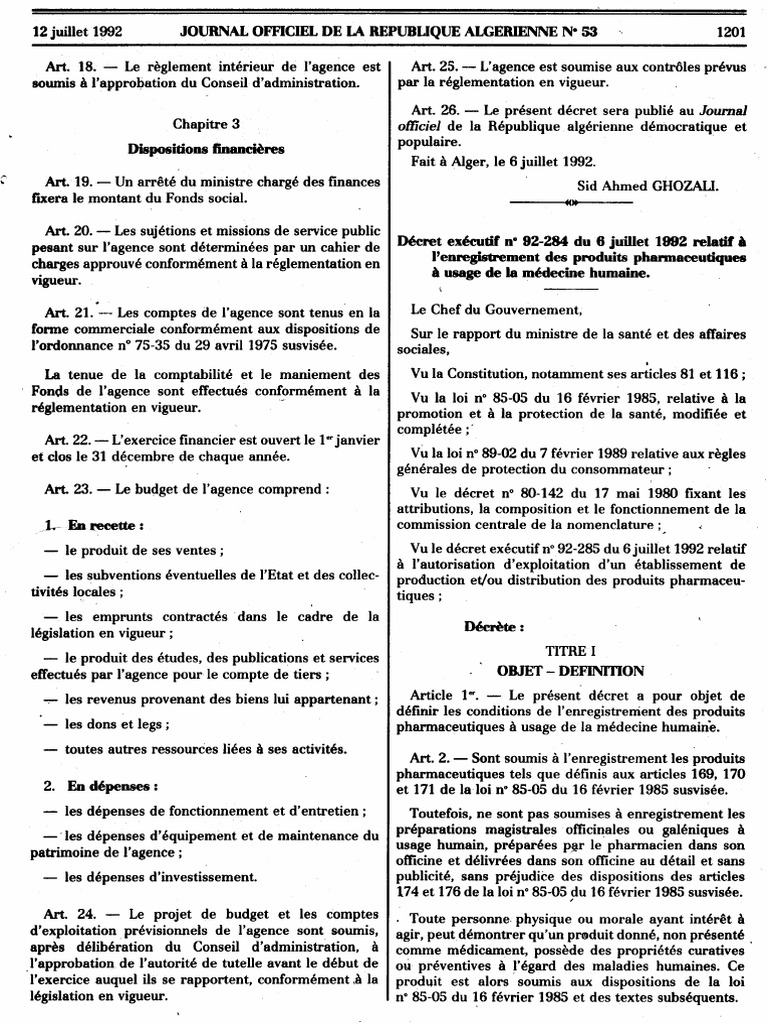 Decret 1992 Enregistrement | PDF