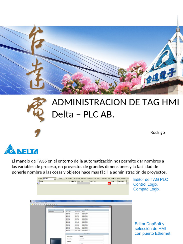 Administración de TAG HMI en Delta PLC | PDF