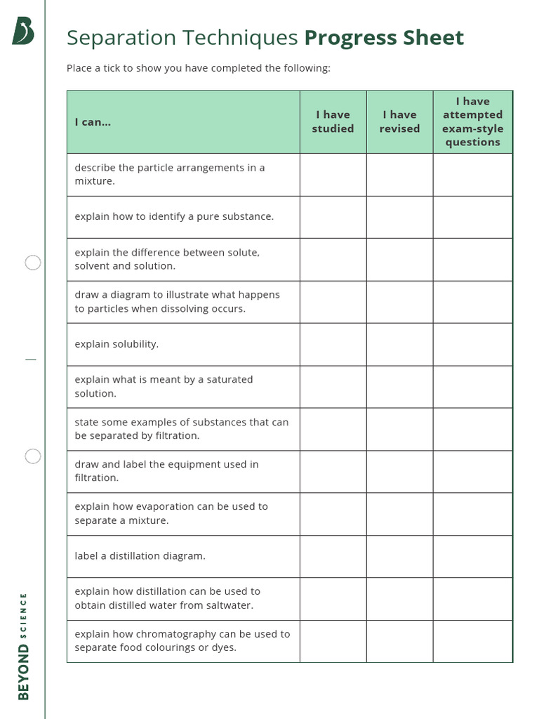 Progress Sheet 2 | PDF
