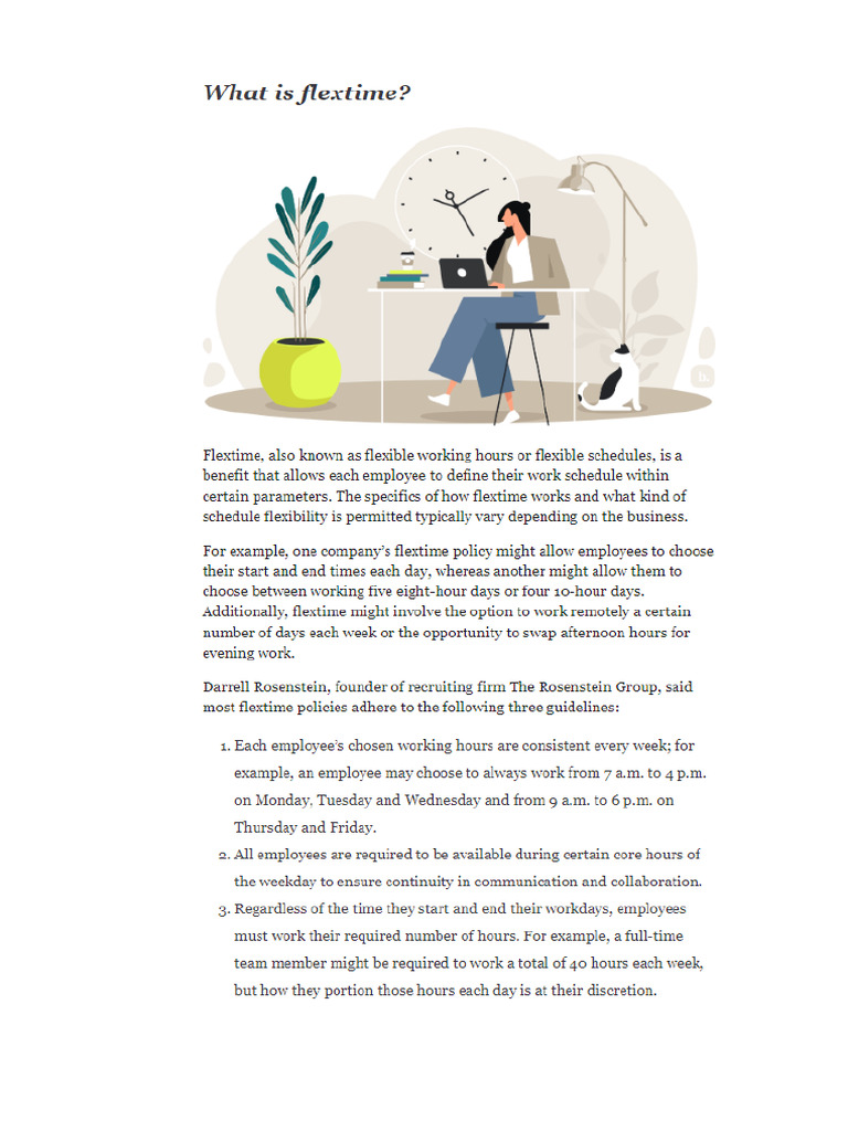 1. Flextime | PDF