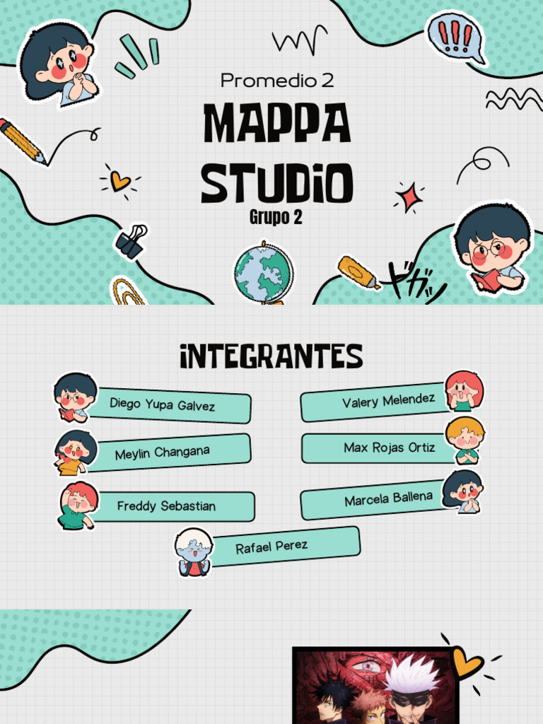 GRUPO 2_Mappa Studios | PDF | Anime