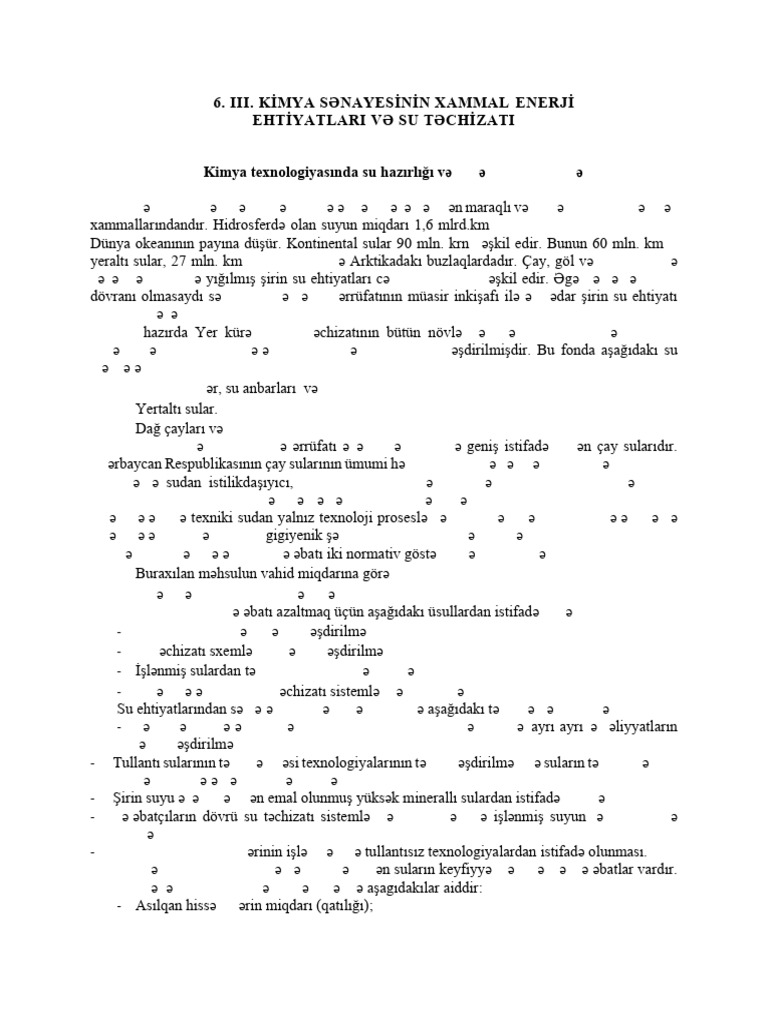 Su –kimya sənayesində | PDF