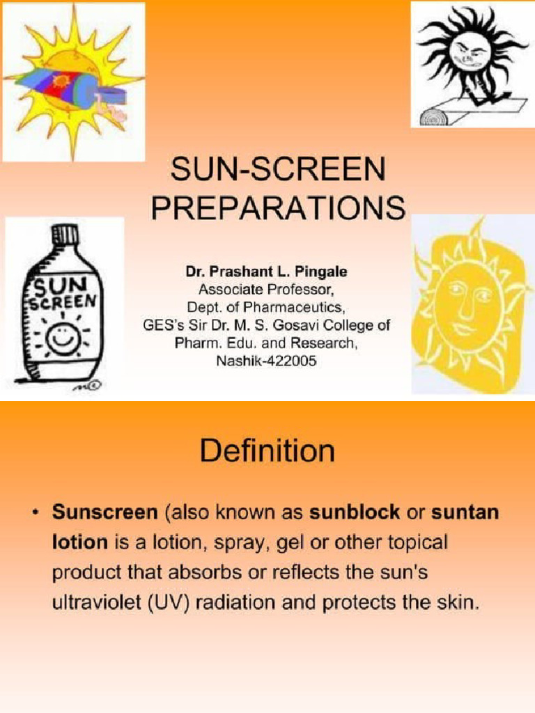 Sunscreen | PDF