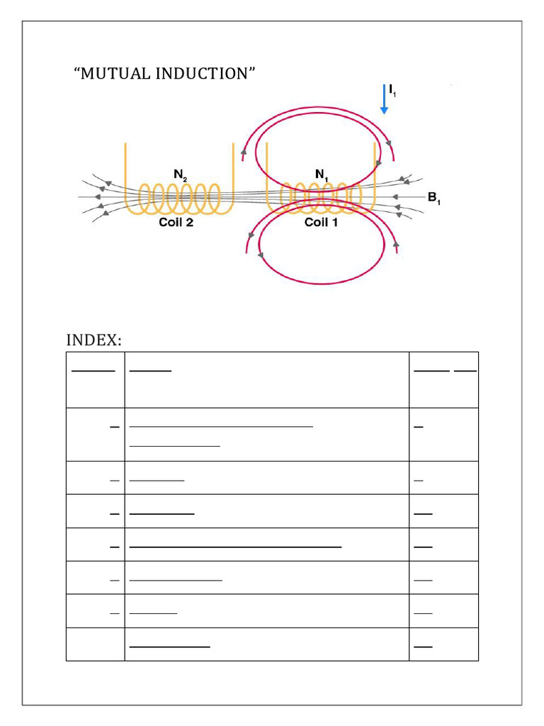 Understanding Mutual Induction Basics | PDF