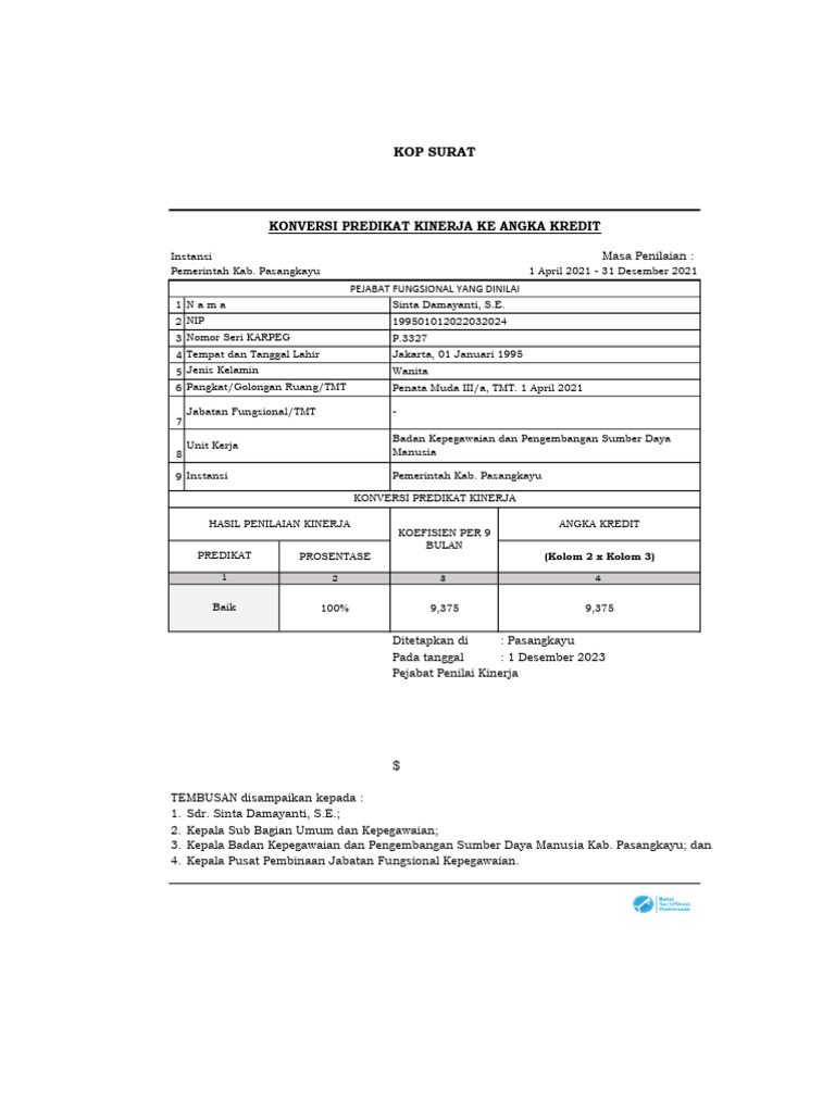 contoh PAK UKOM JFK-reupload | PDF