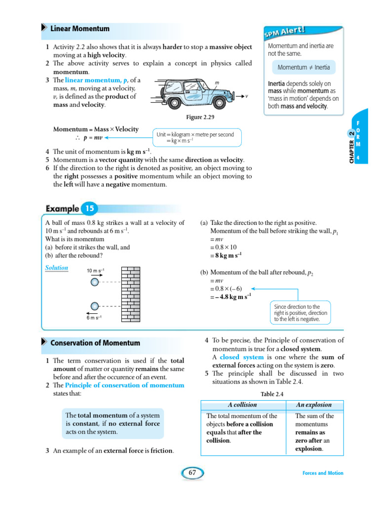 Momentum and Collisions Explained | PDF | Collision | Momentum