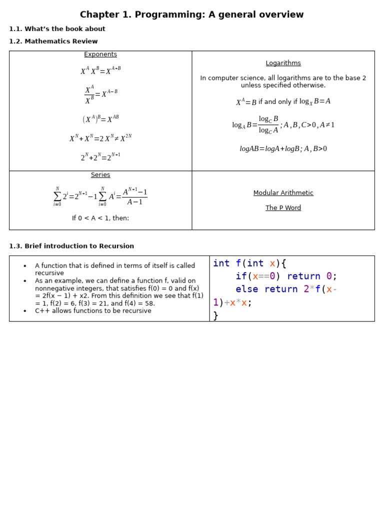 Data Structures and Algorithms Analysis NOTES FROM BOOK | PDF ...