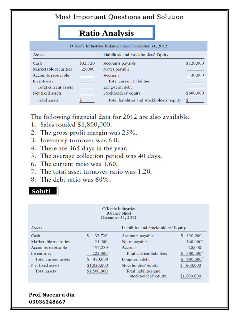 Ratio Question Answers | PDF