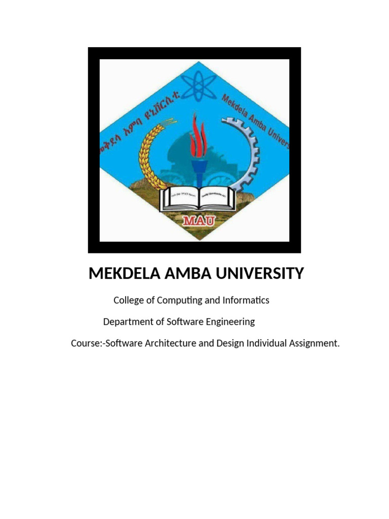 SAD Individual Assignment | PDF | Class (Computer Programming) | Modular Programming