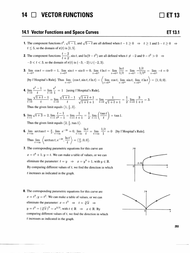 14 Vector Functions Pdf