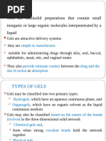 Classification of Gels in Pharmacy | PDF | Gel | Colloid