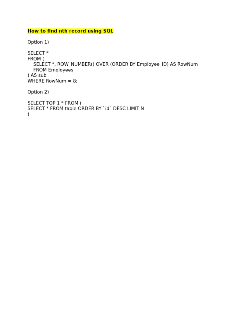 Sql Questions Pdf 9045