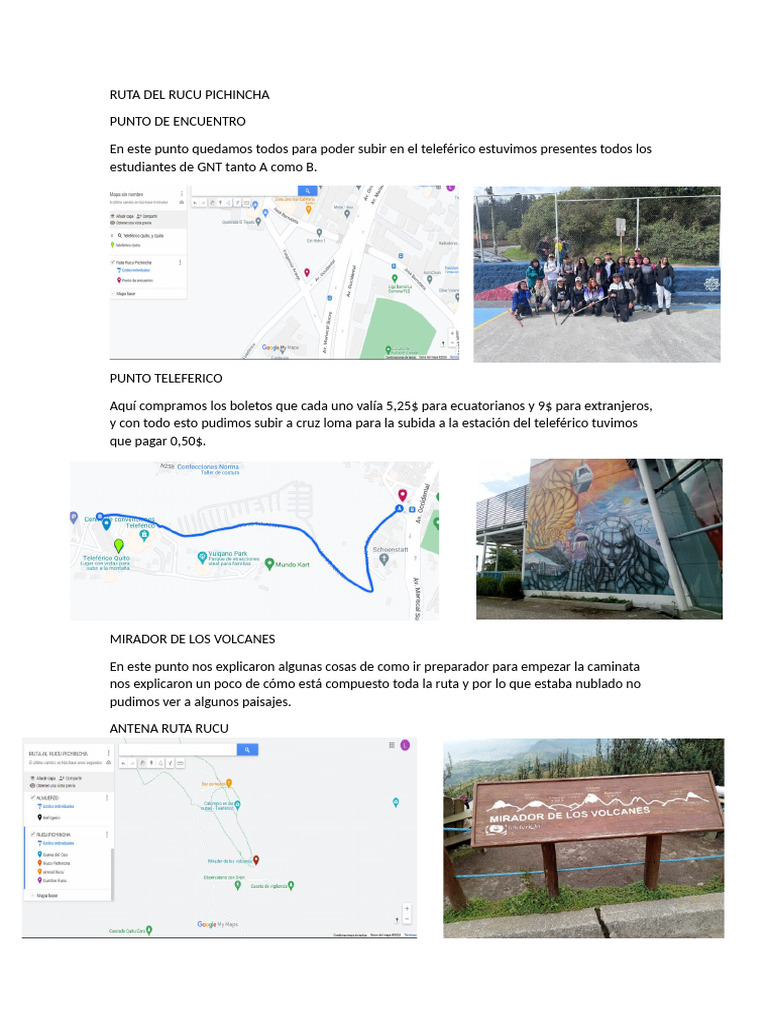 Ruta Del Rucu Pichincha | PDF