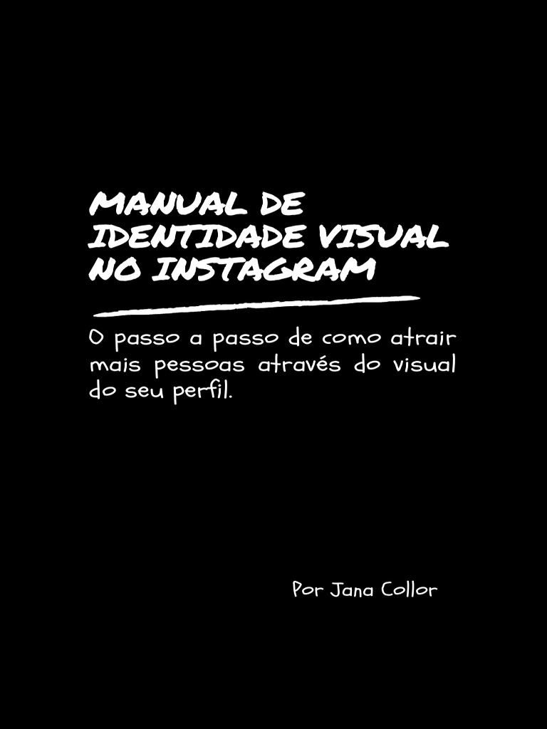 Manual de Identidade Visual no Instagram | PDF | Cor