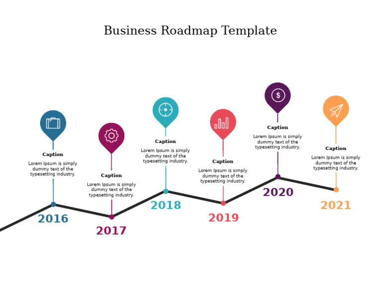 Business Roadmap Template 4 3 | PDF